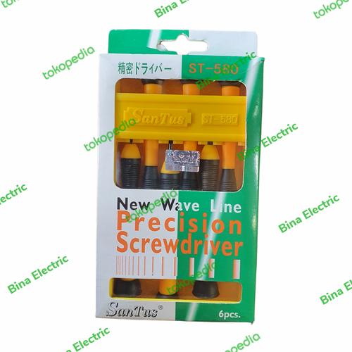 Jual Obeng Micro Set Santus ST-580 Obeng Precision ScrewDriver Kacamata ...