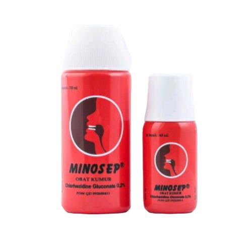 Jual OBAT KUMUR MINOSEP CHLORHEXIDINE GLUCONATE 0,2% - BAU MULUT ...