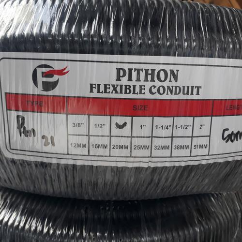 Jual Flexibel Metal Conduit 3/4" inch 20mm Flexible PVC Coated Pithon 1 ...