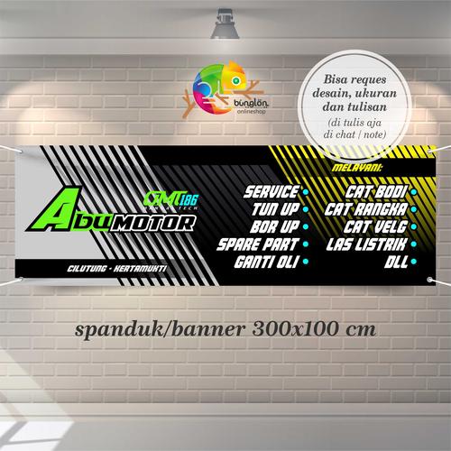 Jual Spanduk Banner Bengkel Motor Racing Keren - Kab. Sumedang ...