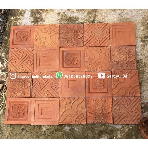 Jual Ubin dinding/ terakota motif/ dekorasi dinding - Kab. Tabanan ...