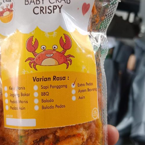 Jual Baby Crab 100gr 8 Rasa Tanpa Pengawet - Balado - Kab. Cirebon - Camilan Qu | Tokopedia