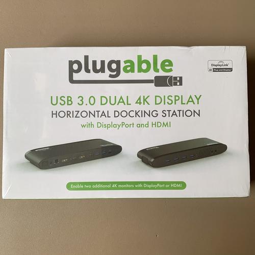 Jual Plugable UD-6950H Dual 4K Display DisplayLink Docking Hub Mac M1 ...