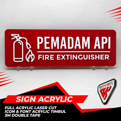 Jual PAPAN INFORMASI SIGN BOARD AKRILIK ACRYLIC ALAT PEMADAM API - Kab ...