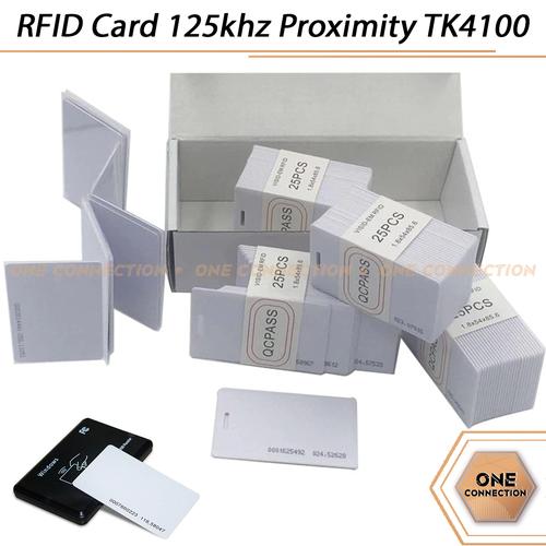Jual Kartu Rfid 125khz / Rfid Card 125khz/Proximity TK4100 EM4100 Read ...