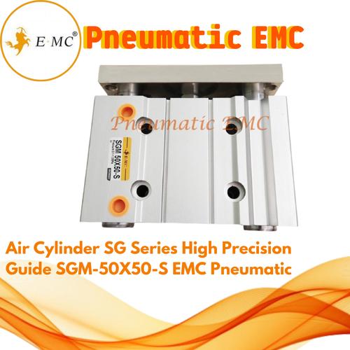 Jual Air Cylinder SG Series High Precision Guide SGM-50X50-S EMC ...
