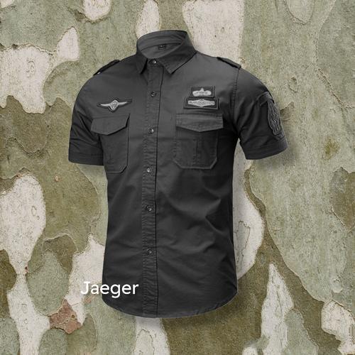 Jual Kemeja Tactical Lengan Pendek Kemeja Tactikal Pria Hijau Army ...