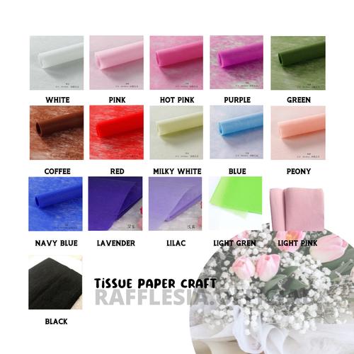 Promo [10 LEMBAR] Kertas Tissue Minyak Layangan Tisu Florist Buket ...