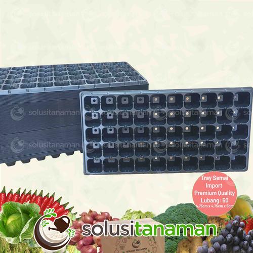 Jual Tray Semai Trai Semai 50 Lubang Pot Semai Bibit Benih Hidroponik - Kota Surabaya - Solusi ...