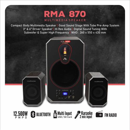 Jual Speaker Bluetooth Roadmaster RMA-870 Powerful Sound with Vacuum ...