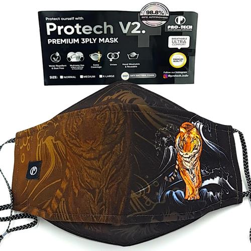 Jual MASKER KAIN EDISI IMLEK PROTECH V2 PREMIUM 3 PLY MASK - Jakarta ...