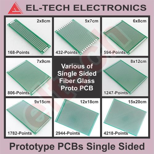 Jual PCB Lubang IC Matrix Proto Board Papan Fiber Single 1 Layer Side ...
