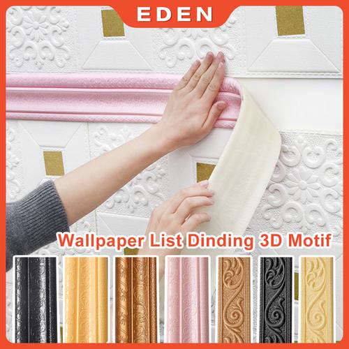 Jual Wallpaper List Border Foam Stiker List Dinding 3D Wallborder 2.3 ...
