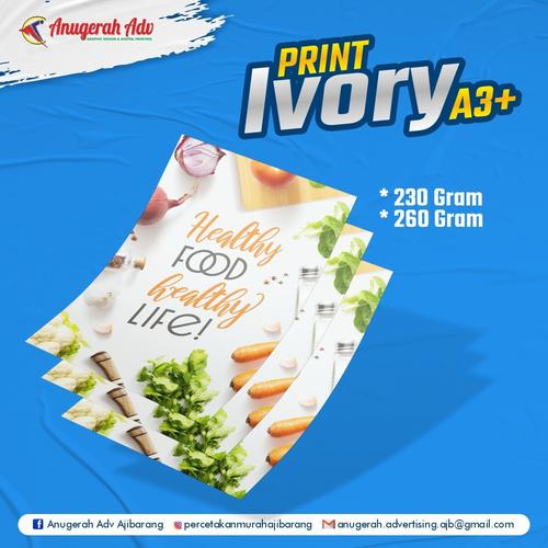 Jual CETAK IVORY A3+ | PRINT IVORY A3+ | CETAK FOTO | CETAK POSTER ...