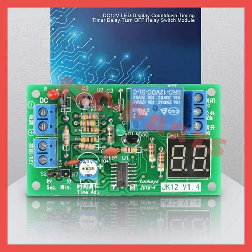 Jual Timer Delay Trigger DC 12V OFF Relay Switch Module Countdown Timing - Jakarta Timur - I2C ...