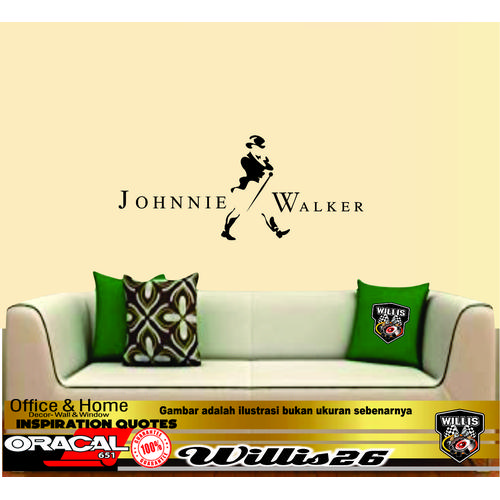 Jual WALL JOHNNIE WALKER CUTTING STICKER & DECAL - Kab. Garut - willis ...