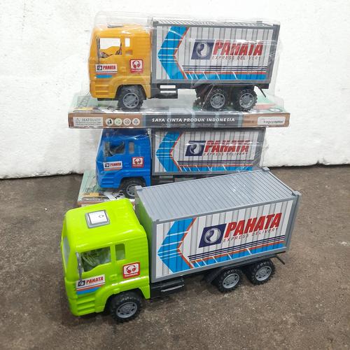 Jual Mainan Anak Truk Box Ekspedisi Buka Pintu - Mainan Mobil Box ...