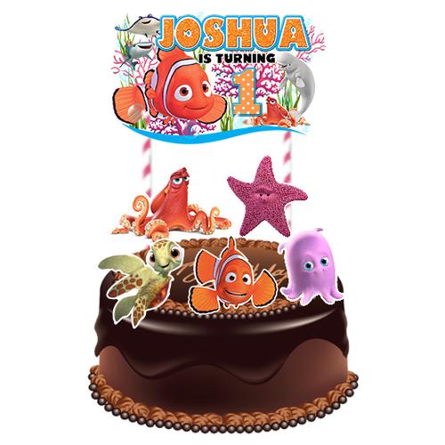 Jual Topper Cake Tusukan Hiasan Kue Ulang Tahun - Nemo Ikan / Fish Nemo ...
