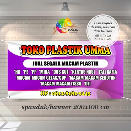 Jual Spanduk Banner Toko Plastik - Kab. Sumedang - Bunglon Onlineshop ...