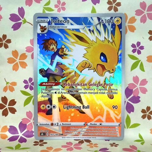 Jual jolteon CHR s8b | 193/184 pokemon tcg indonesia - Kota Bandung ...