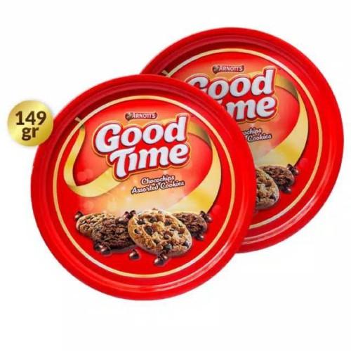 Jual Good Time Double Chocolate Biskuit Kaleng 149 gram - Jakarta Utara ...