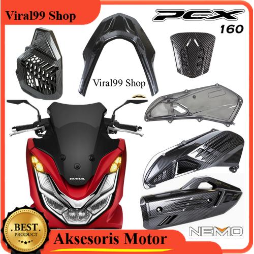 Jual Paket Aksesoris Motor Honda PCX 160 New Carbon Nemo - Tangki ...