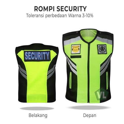 Promo Rompi Security Double Mesh Tebal Rompi Security Jaring Jala Tebal ...