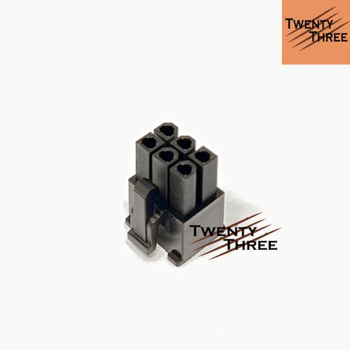 Jual 6 Pin Male Housing PCIE VGA Socket GPU Kepala 6pin konektor 4.2mm ...