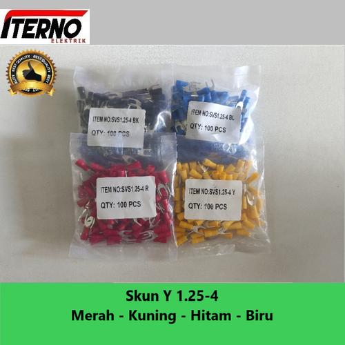 Jual Skun Kabel Y 1.5mm SVS 1.25-4 Warna - Kuning - Kota Tangerang - ITERNO ELEKTRIK | Tokopedia