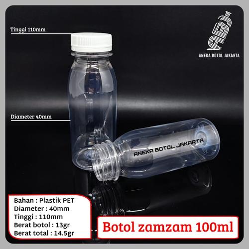 Jual Botol zamzam 100 ml / Botol jelly 100 ml / Madu / kapsul / obat ...