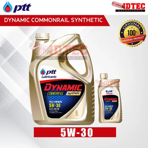 Jual Oli mobil PTT Dynamic Commonrail Synthetic Diesel 5w30 5w-30 6+1 Liter - Kota Surabaya ...