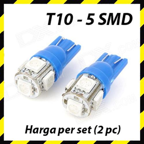 Jual Bohlam Cumi T10 5 SMD Lampu Senja Bulb 5SMD - H T10-5 SMD IB ...