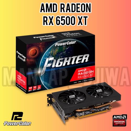 Jual PowerColor AMD Radeon RX 6500 XT / 6500XT 4GB GDDR6 Fighter - Kota ...