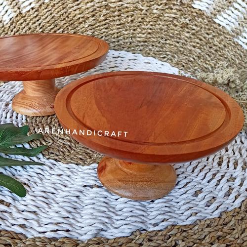 Jual Stand kue kayu mahoni - Diameter 25cm - Kab. Jember - aren ...
