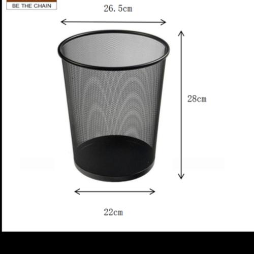 Jual Tempat Sampah Keranjang Jaring Besi Wire Mesh - Bulat - MEDIUM ...