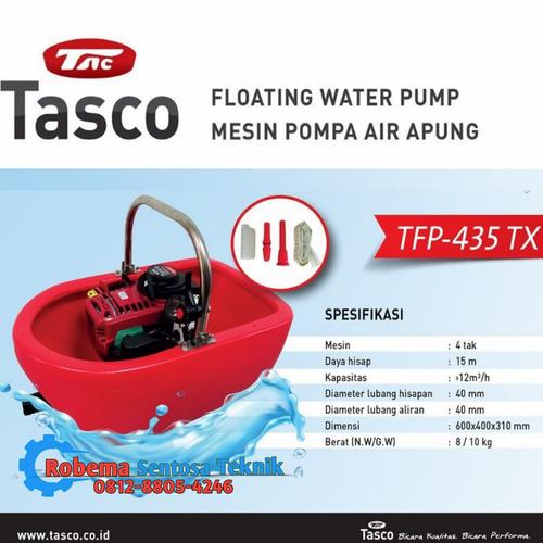Jual Pompa apung air Tasco mesin 4 tak alat irigasi pertanian floating ...
