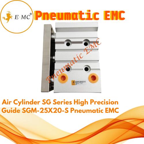 Jual Air Cylinder SG Series High Precision Guide SGM-25X20-S Pneumatic ...