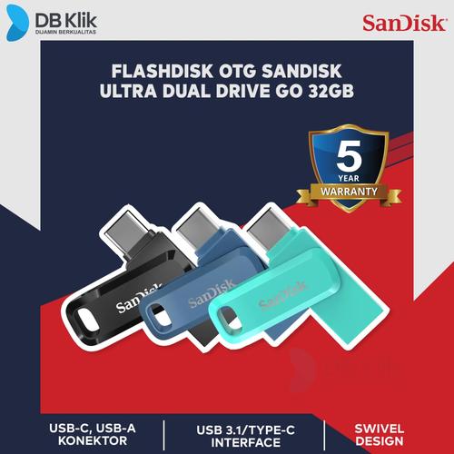 Jual Flashdisk OTG SANDISK Ultra Dual Drive GO 32GB USB 3.1 Type-C ...