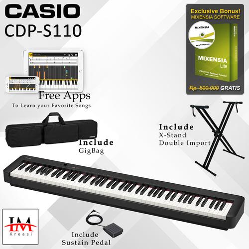 Jual Casio CDP S110 / CDPS110 / CDPS 110 Digital Piano Garansi Resmi ...
