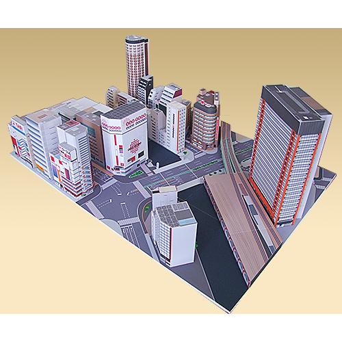 Jual DIY Papercraft Lembar Pola Diorama AKIHABARA PANORAMA BUILD TOWN ...