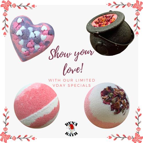 Jual Hampers valentines day bath bombs by Dynabath bath bomb - Love ...