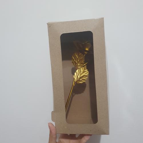 Jual bunga rose gold mawar emas souvenir birthday gift - bunga with box ...