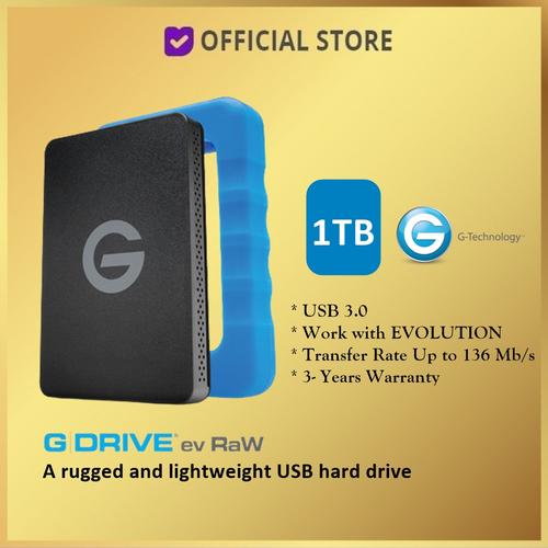 Promo G DRIVE HDD EXTERNAL 1 TB ev RaW USB 3.0 G-Technology Hard Disk ...