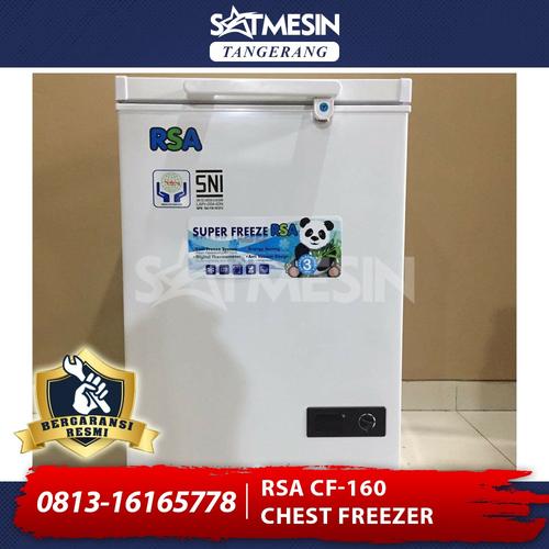Jual CF-160 RSA CHEST FREEZER / FREEZER BOX / LEMARI SIMPAN FROZEN FOOD ...