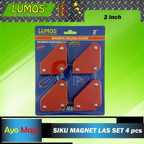 Promo Siku Magnet Las 2 inch SET 4pcs Magnetic Welding Holder 2inch SET ...
