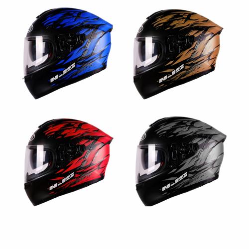 Jual HELM NJS ZX1 INVADER HELM NJS ZX-1 INVADER HELM FULL FACE NJS ZX-1 ...