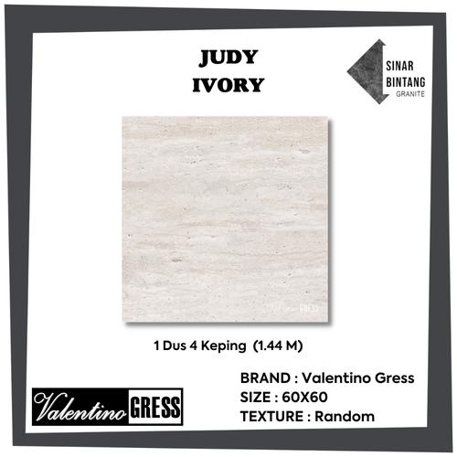 Jual Granit 60 X 60 | Granit Lantai Judy Series VALENTINO GRESS - Ivory ...