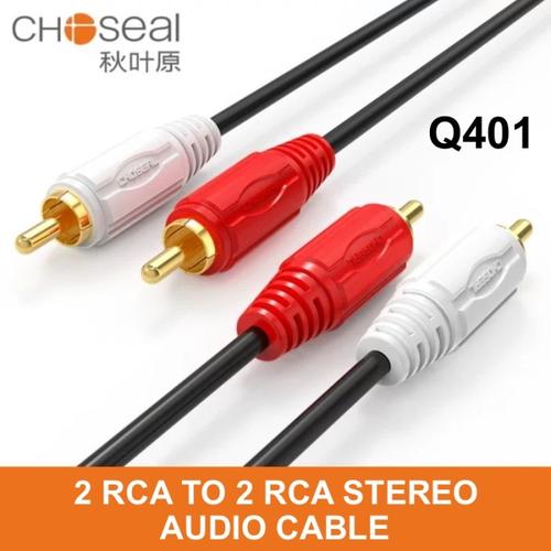 Jual CHOSEAL Q401 Deluxe RCA to RCA Audio Cable OD 2x3.5mm PVC - 1 meter - Jakarta Pusat - Pro-X ...