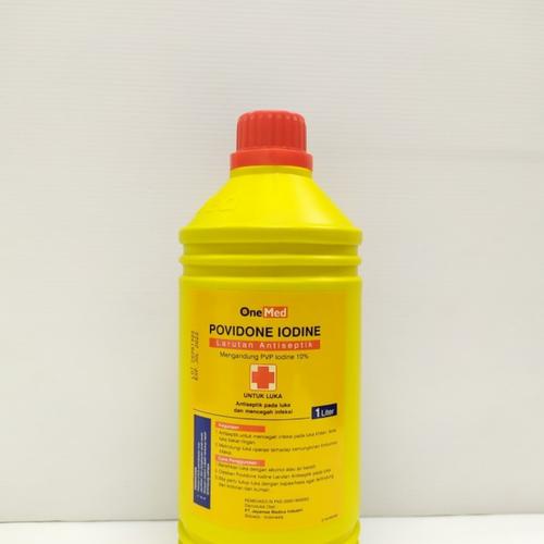 Jual POVIDONE IODINE 1 LITER ECODINE BETADINE ANTISEPTIK - MEDIKA ...