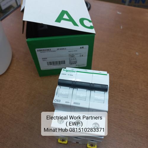 Jual PROMO SCHNEIDER MCB 3 PHASE 3P 63A 6KA 6000 C63 230V - Jakarta Pusat - EWP ( Electrical ...